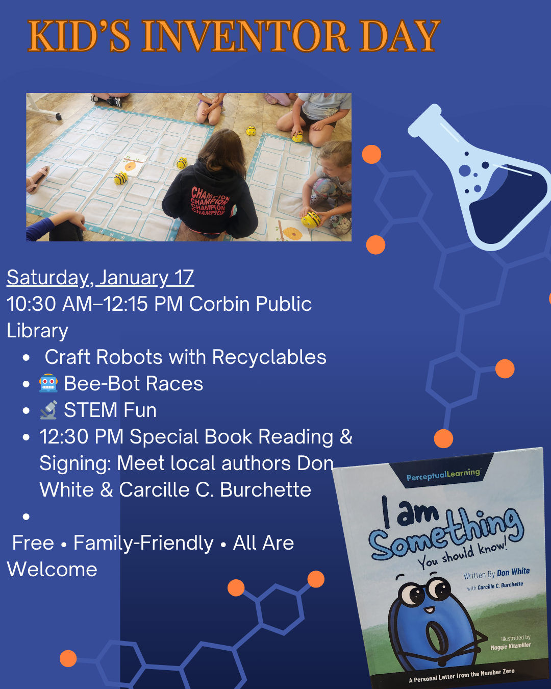 Kid's Inventor Day and Featured Local Author - Corbin Public Library